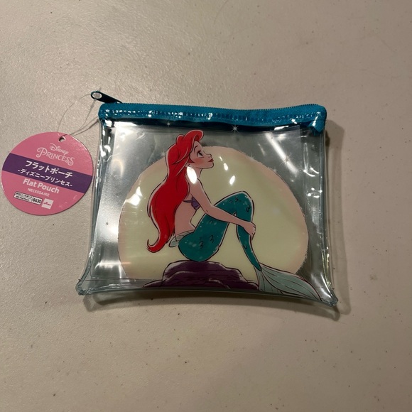 Disney | Accessories | Disney Princess Ariel Flat Pouch | Poshmark